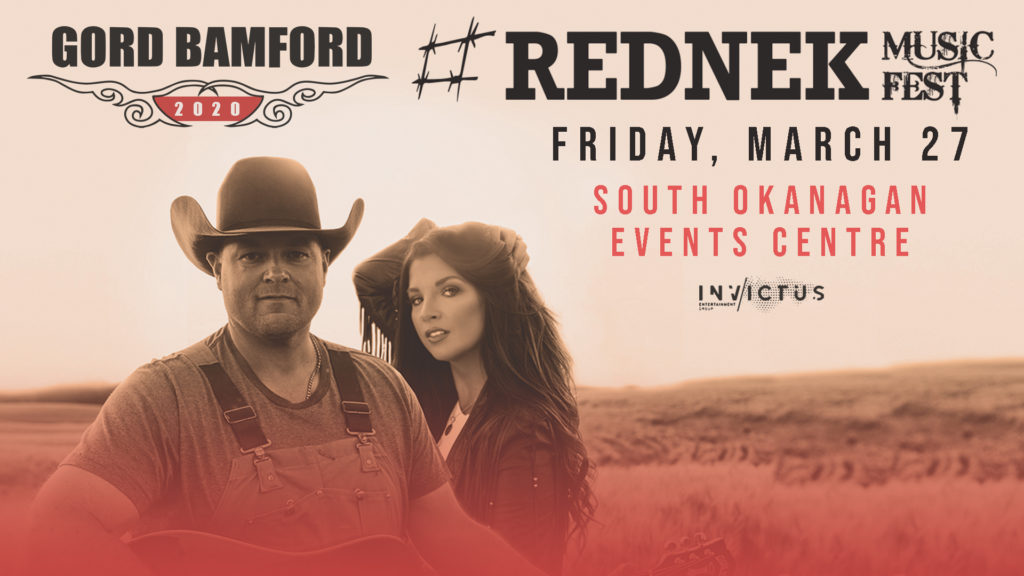Get ready for Gord Bamford's #Rednek Music Fest this March! | South ...