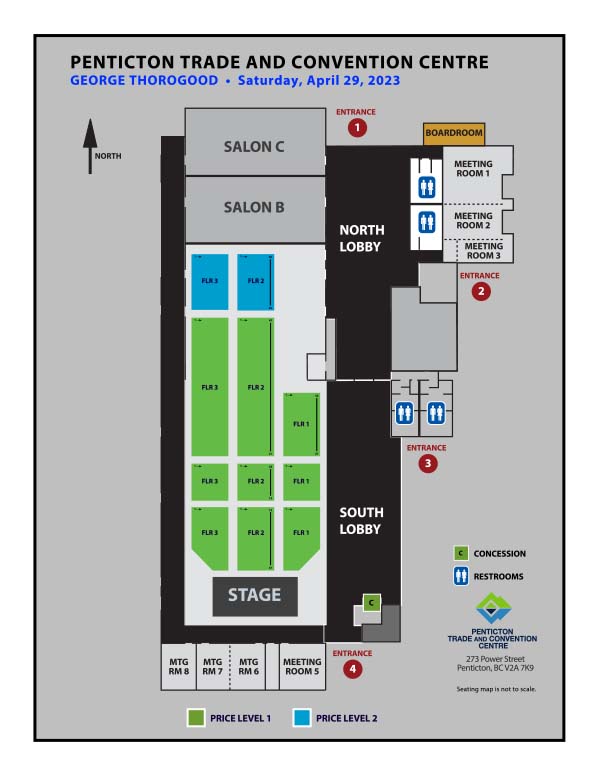 Seating Maps | South Okanagan Events Centre