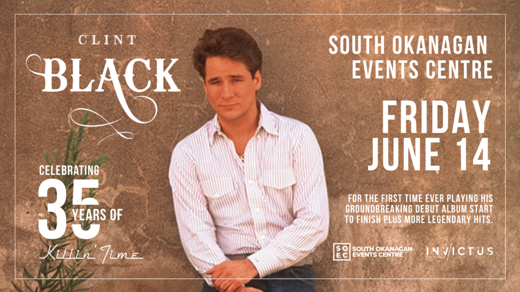 Clint Black "Killin' Time - The 35th Anniversary World Tour" | South ...