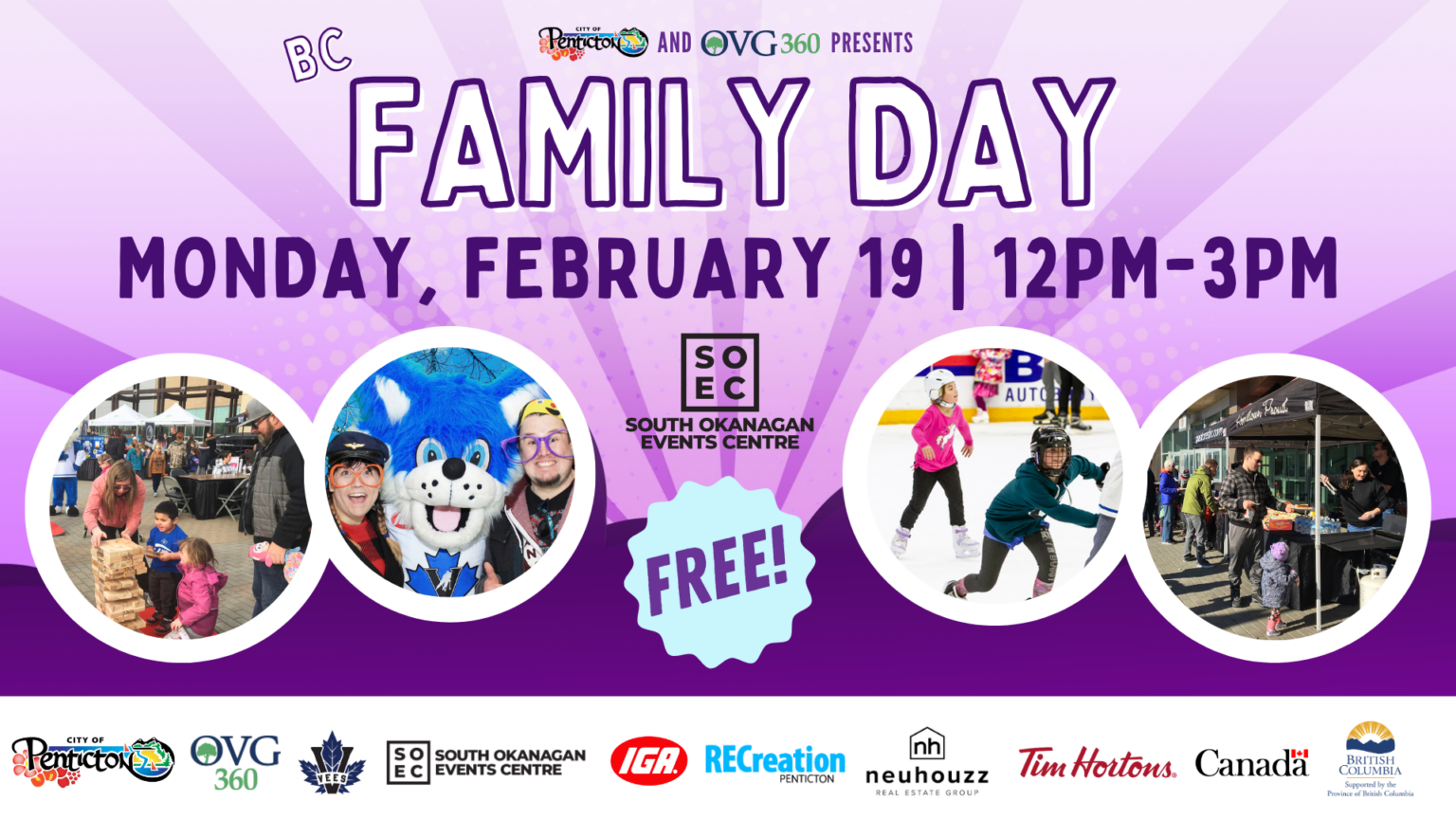 Events from August 16 – June 14 | South Okanagan Events Centre