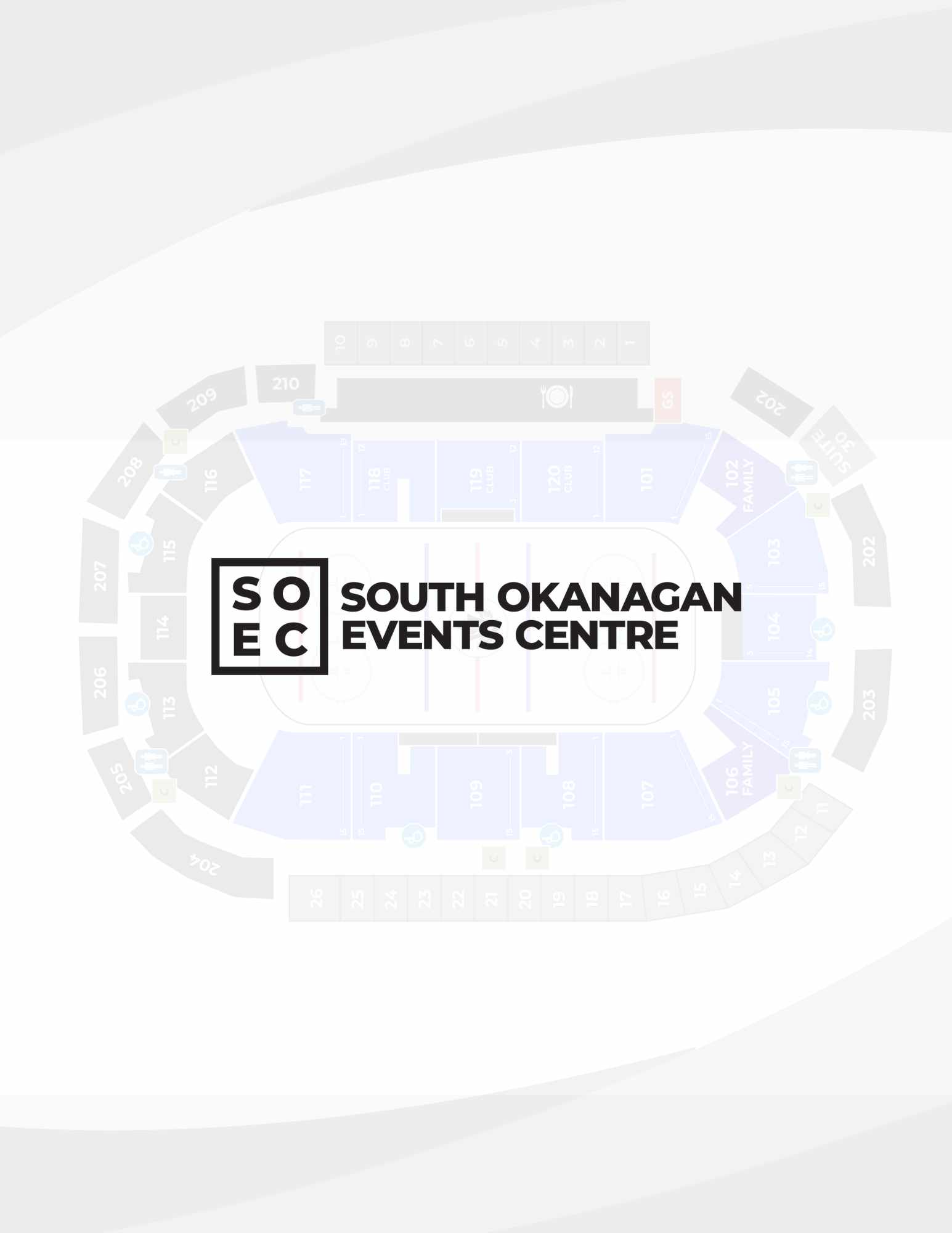 Seating Maps | South Okanagan Events Centre