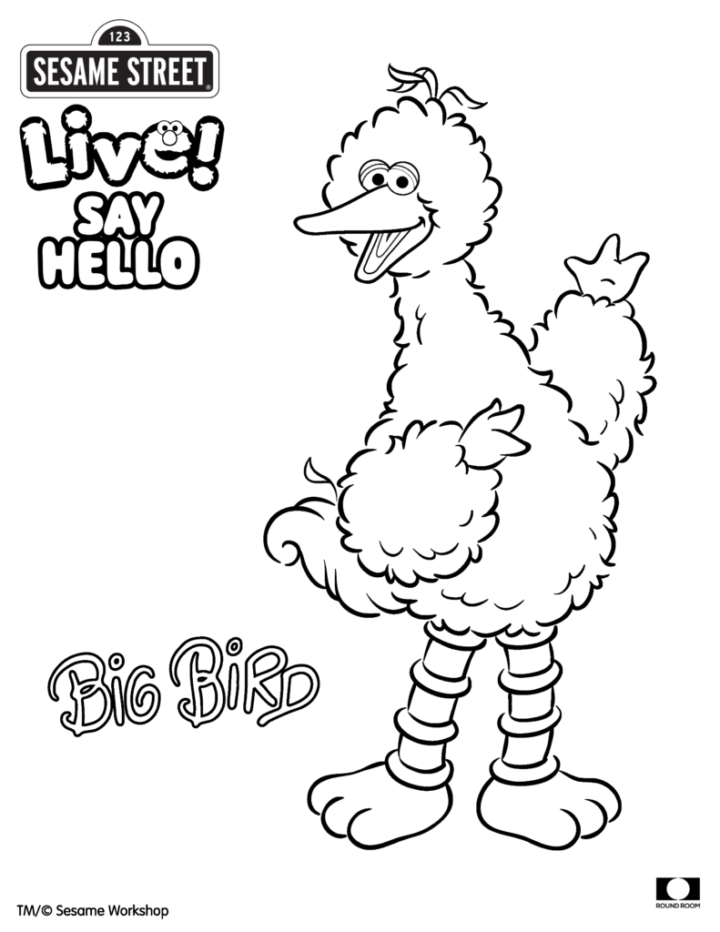 Community-Wide Colouring Contest for Sesame Street Live! Say Hello ...