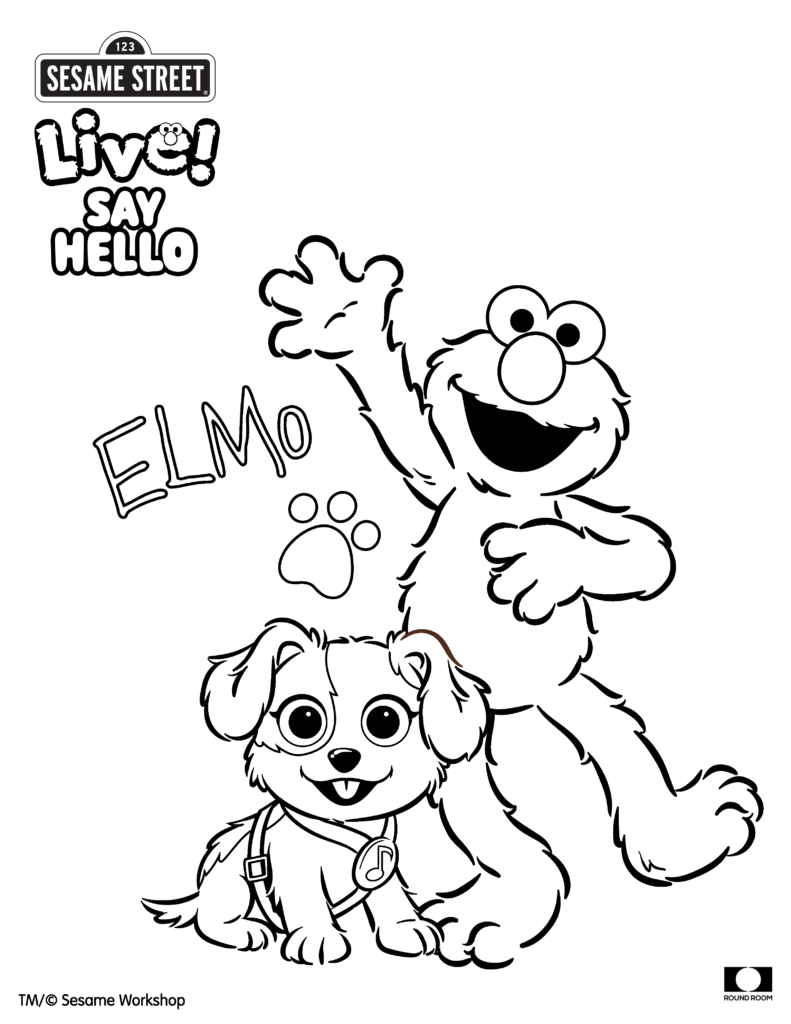 Community-Wide Colouring Contest for Sesame Street Live! Say Hello ...